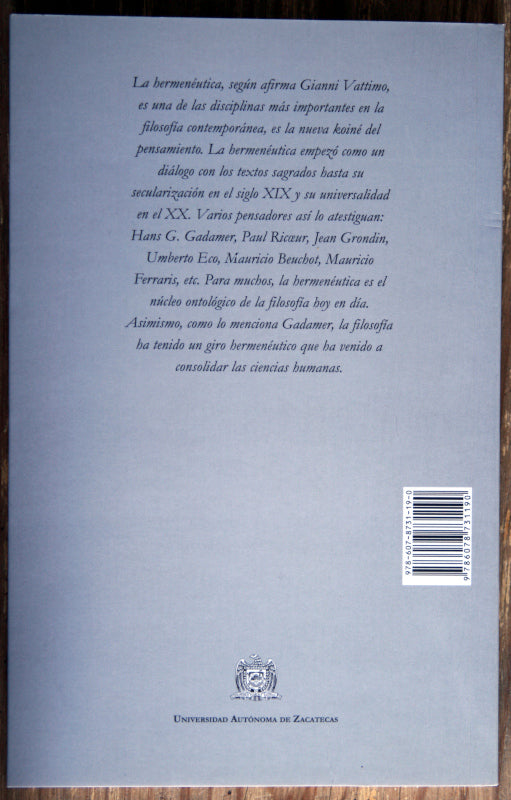 Hermenéutica y modernidad – El Árbol, librería de uso