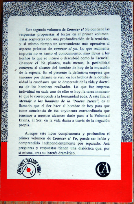 Conocer el yo. Preguntas y respuestas – El Árbol, librería de uso