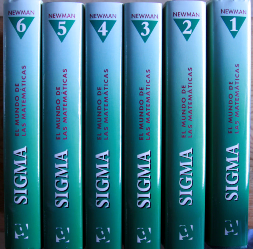 Sigma. El mundo de las matemáticas. 6 tomos – El Árbol, librería de uso