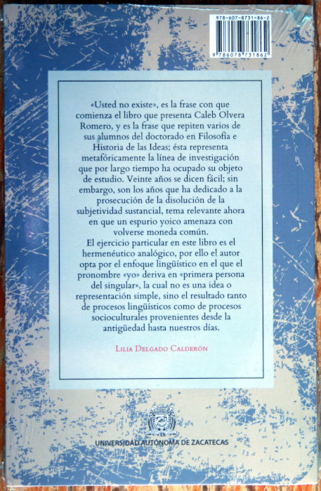 Crítica a la subjetividad pura. La disolución de la primera persona, u ...